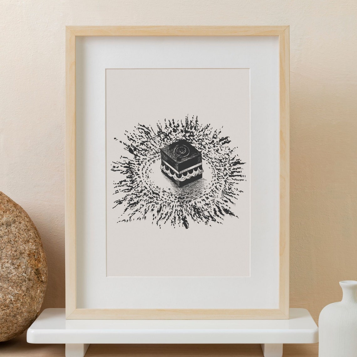 Kaaba Art Mecca Wall Art Kaaba Abstract Islamic Wall Art - Etsy