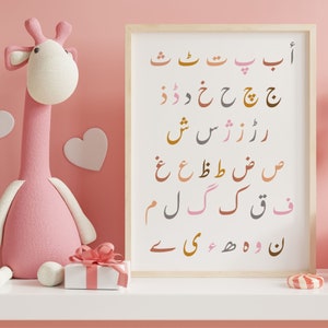 Urdu Alphabet | Urdu Printable | Urdu Art | Urdu Letters for Print ...
