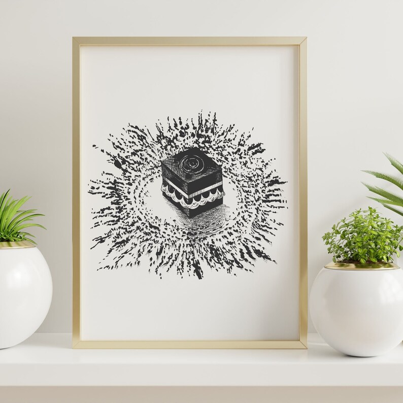 Kaaba Art, Mecca Wall Art, Kaaba Abstract, Islamic Wall Art, Arabic Art ...