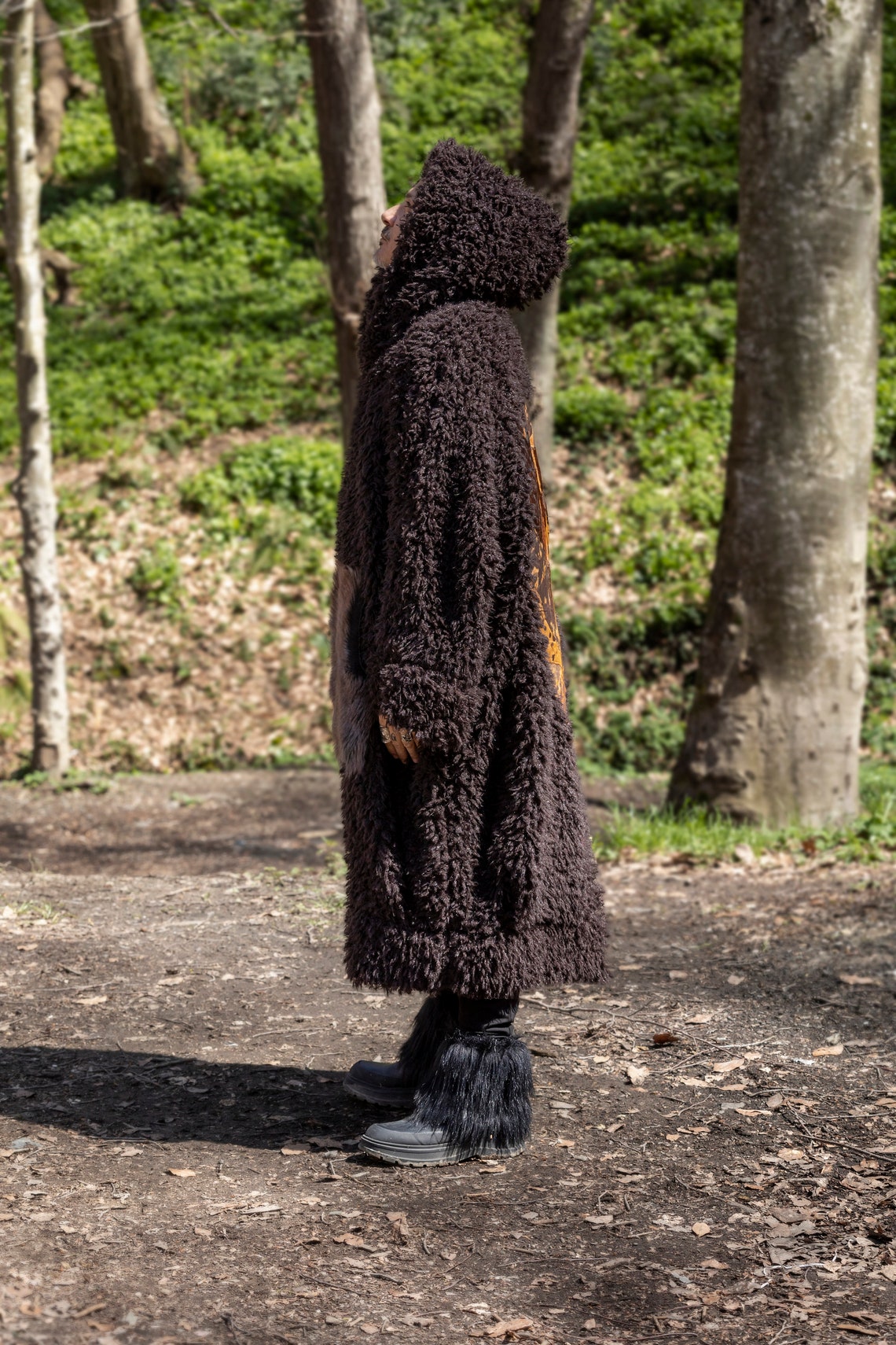 Shield Playa Jacket / Viking Overcoat/ Winter Festival Fur / - Etsy