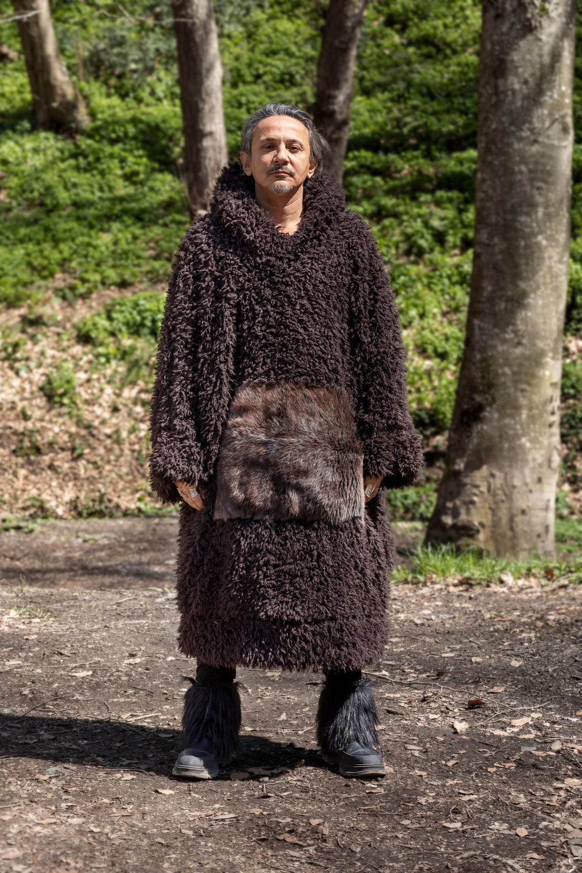 Shield Playa Jacket / Viking Overcoat/ Winter Festival Fur / - Etsy