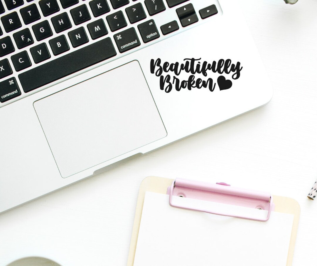 Beautifully Broken Decal - Etsy