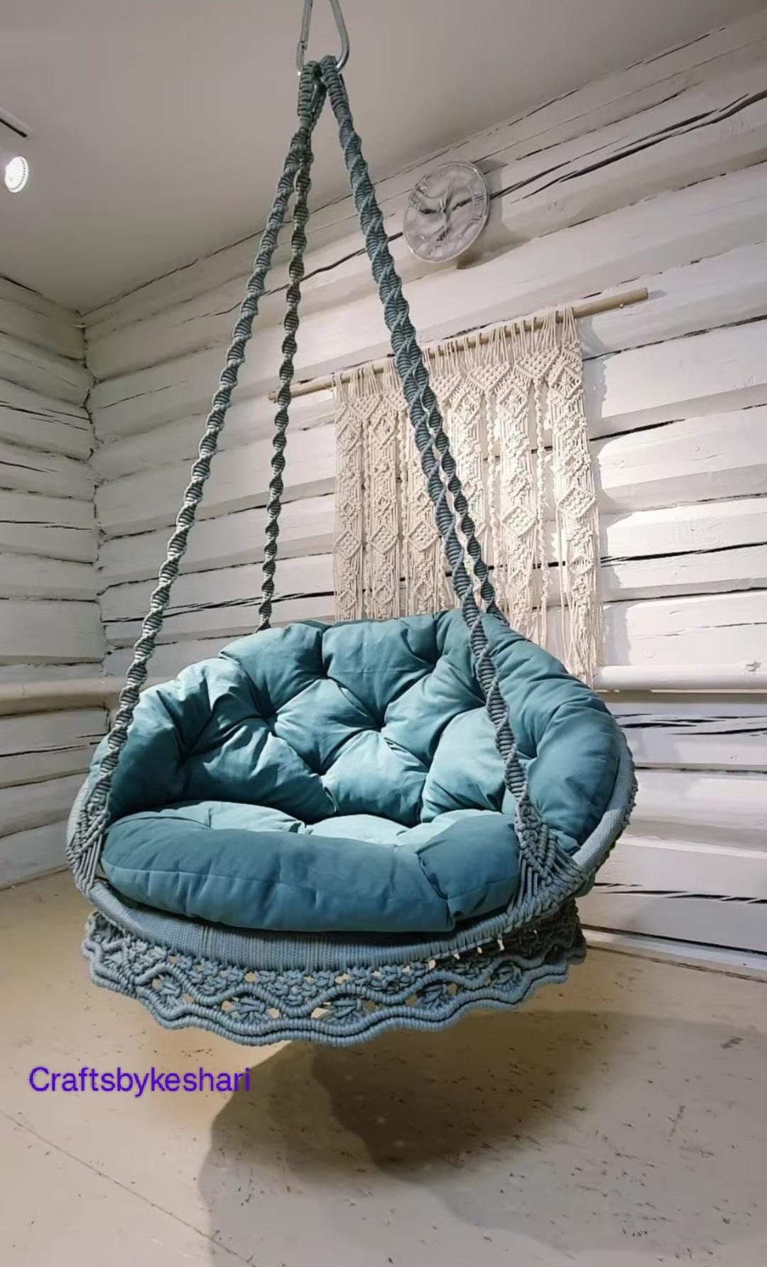 Luxury Swing, Egg Chair, Macrame Swing Chair, Hammock Chair, Indoor ...