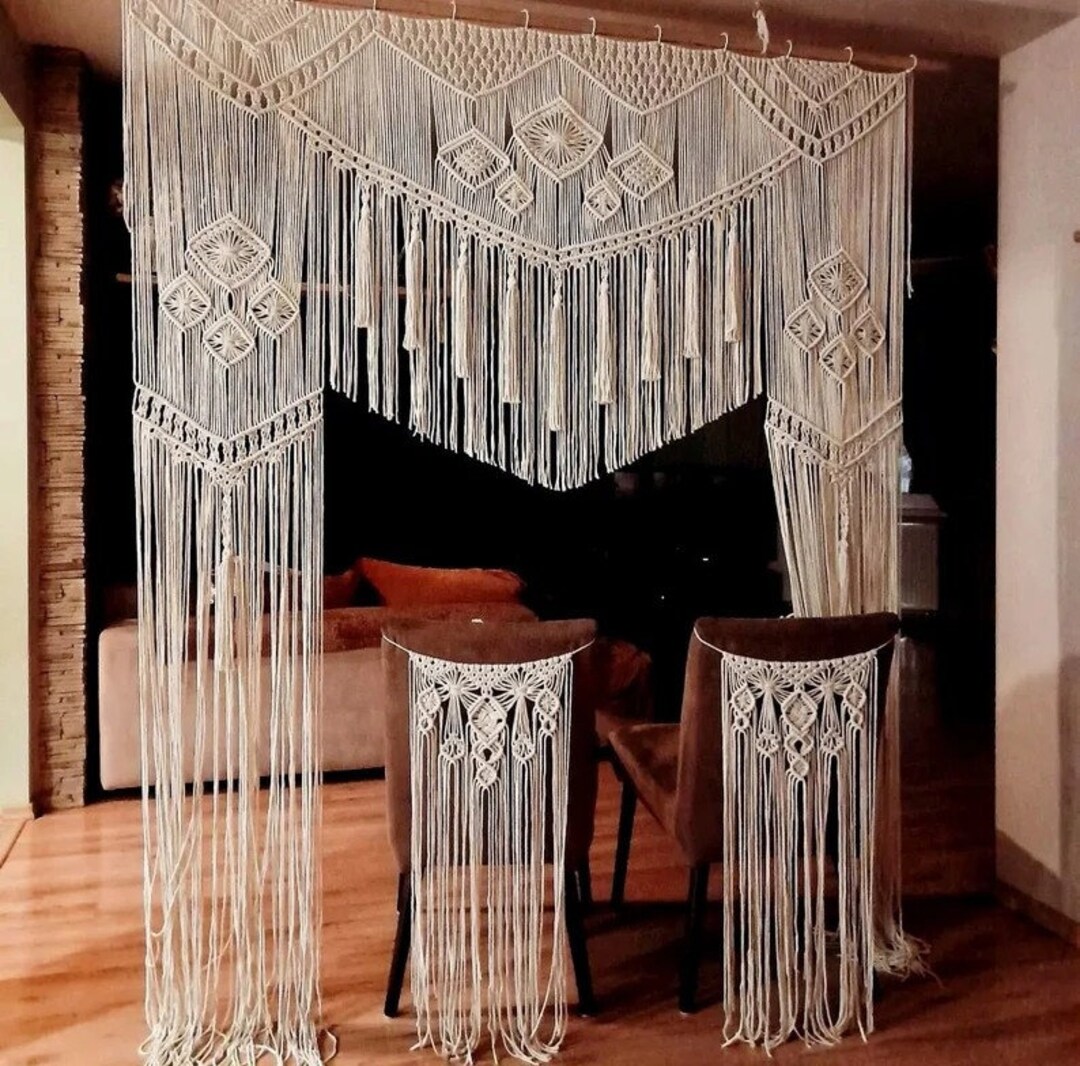 Macrame Wedding Arch, Macrame Wedding Arch Arbor, Macrame Wedding ...