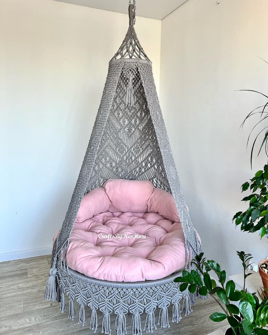 Macrame Swing Chair, Round Swing Chair, Macrame Swing, Hammock Chair ...