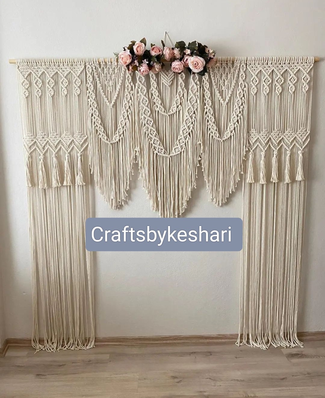 Macrame Wedding Arch, Macrame Wedding Arch Arbor, Macrame Wedding ...