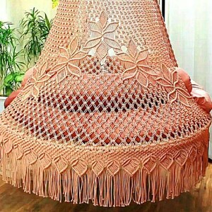 Macrame Swing Chair, Macrame Round Swing, Macrame Swing, Macrame ...