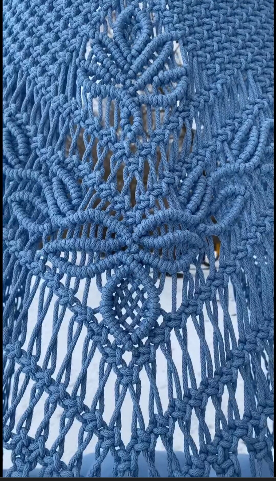 Macrame Swing Chair Macrame Round Swing Macrame Swing - Etsy