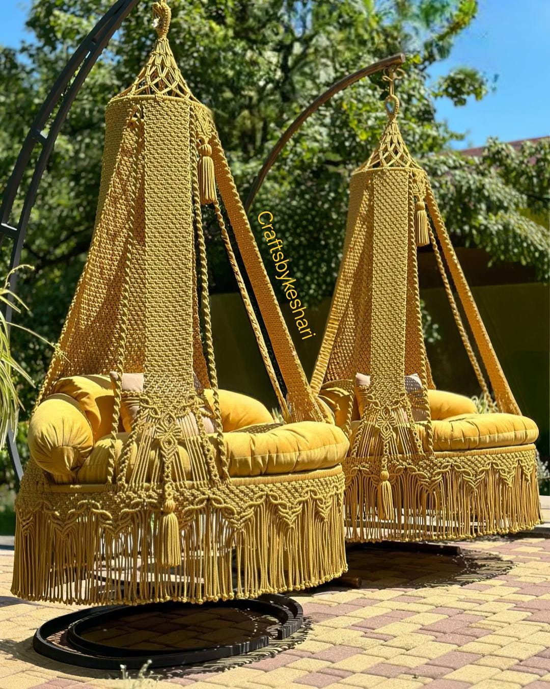 Macrame Swing Chair, Macrame Swing, Hanging Chair, Macrame Hanging ...