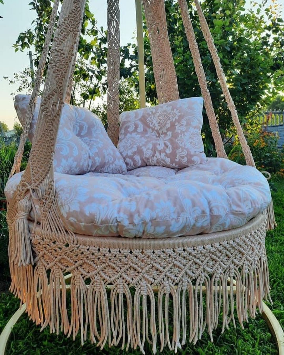 Swing Macrame Swing Macrame Swing Chair Round Swing Chair - Etsy