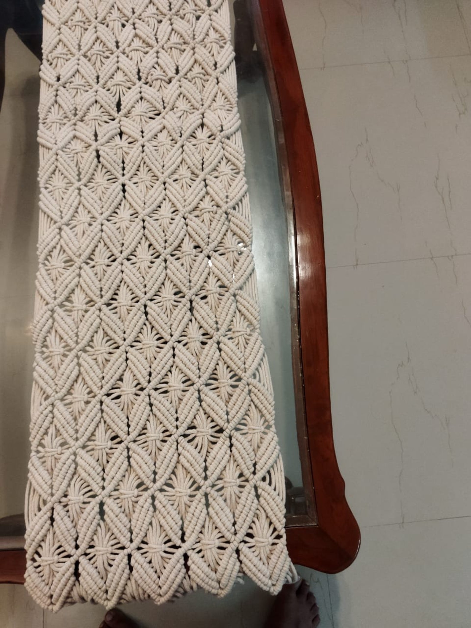 Macrame Table Runner Dining Macrame Table Runner Boho Home - Etsy