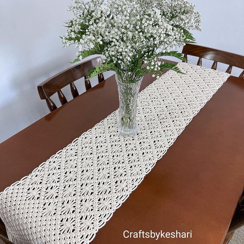 Macrame Table - Etsy