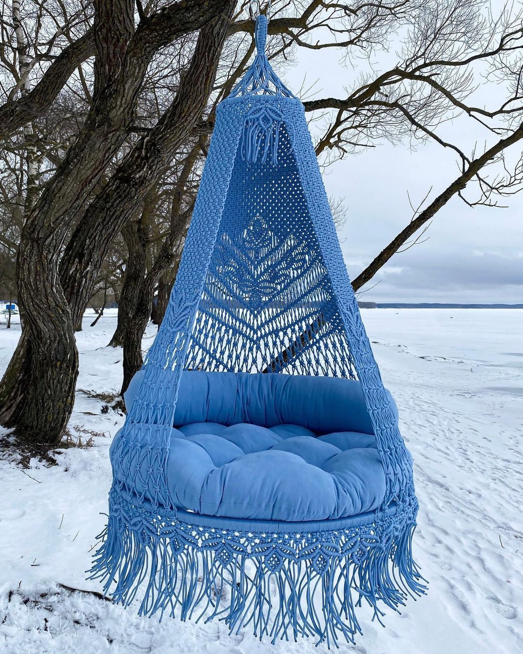 Macrame Swing Chair, Macrame Round Swing, Macrame Swing, Macrame ...