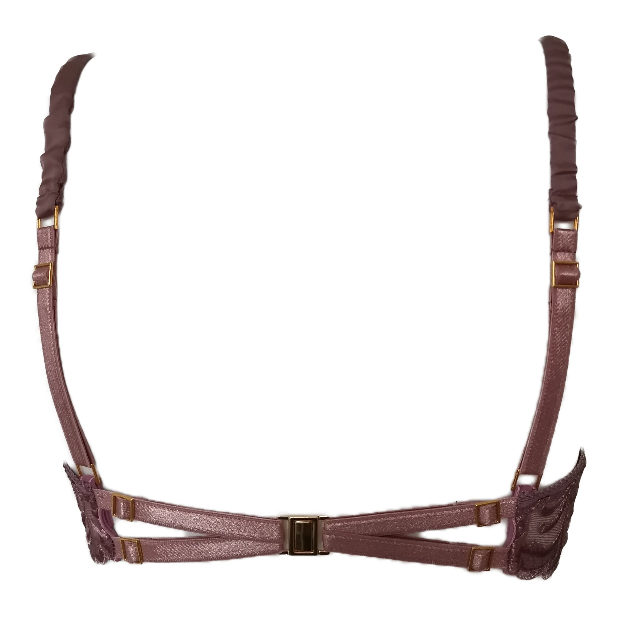 Vintage Love Demi Cup Bra Embroidered Luxury Lingerie for Women Made to ...