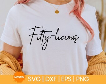 50th Birthday Svg | Etsy