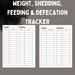 Snake Life Tracker Printable, Snake Medical Tracker, Reptiles, Ball ...