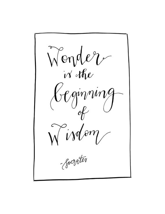 Calligraphy Socrates Quote PNG - Etsy