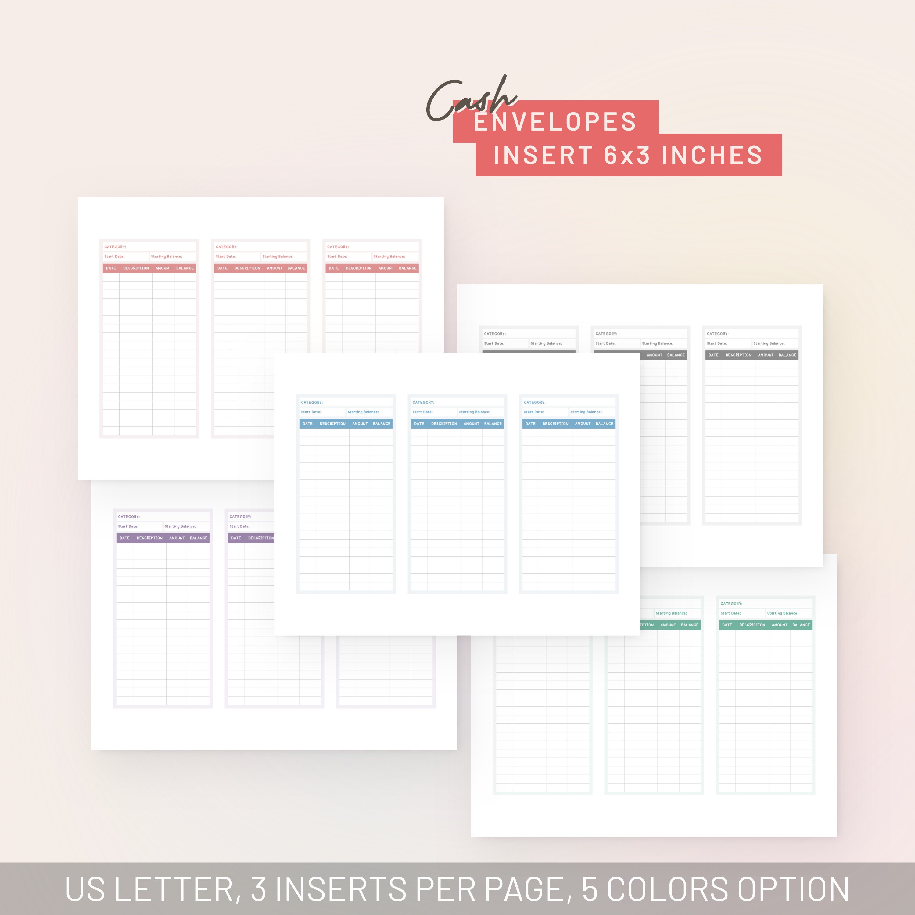 Printable Monthly Budget Planner, Personal Budget, Monthly Bills ...