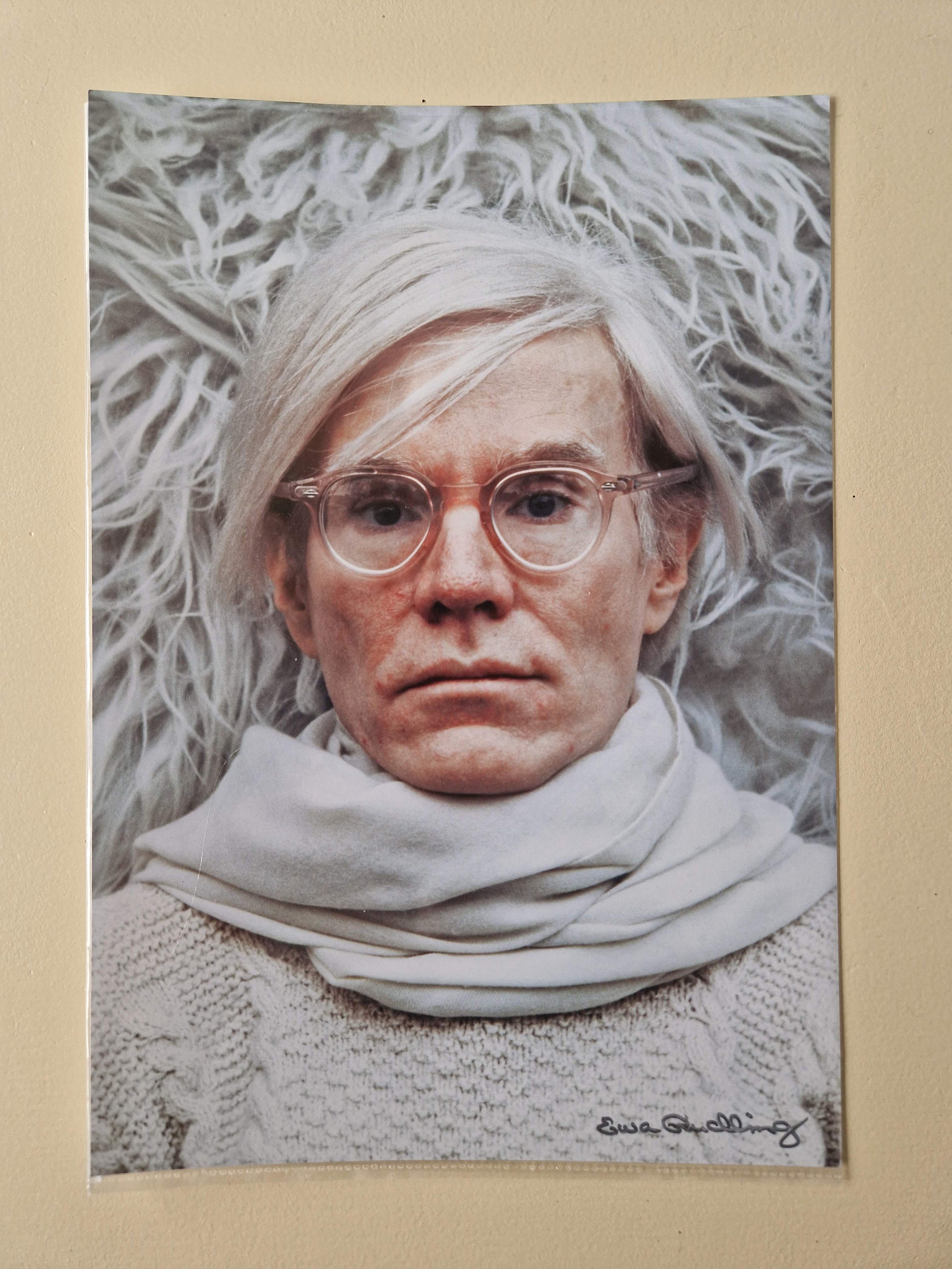 Andy Warhol Portrait Photo Original Photo Portrait Andy - Etsy