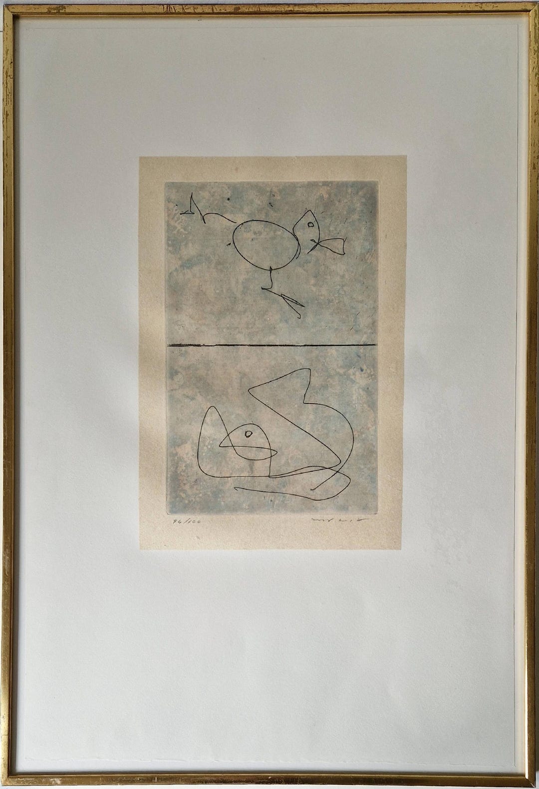 Max Ernst Originele Gesigneerde En Gedateerde Kleurenets Uit 1972 ...