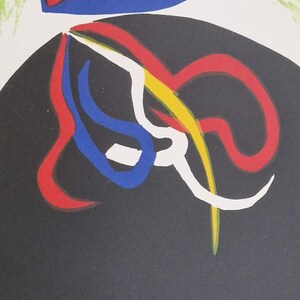 Original Color Lithograph | Colorful Abstract Artwork | Signed and ...