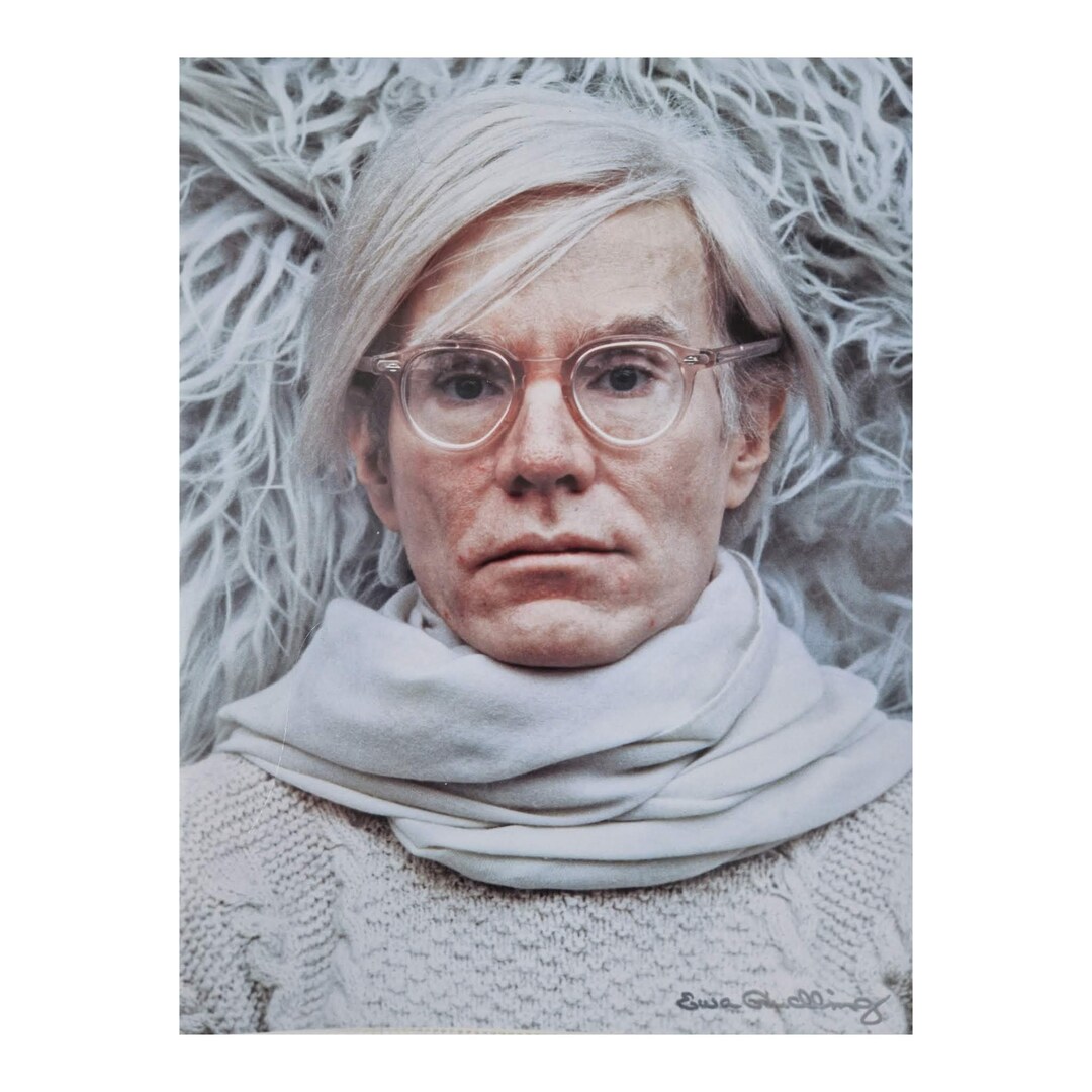 Andy Warhol Portrait Photo Original Photo Portrait Andy - Etsy