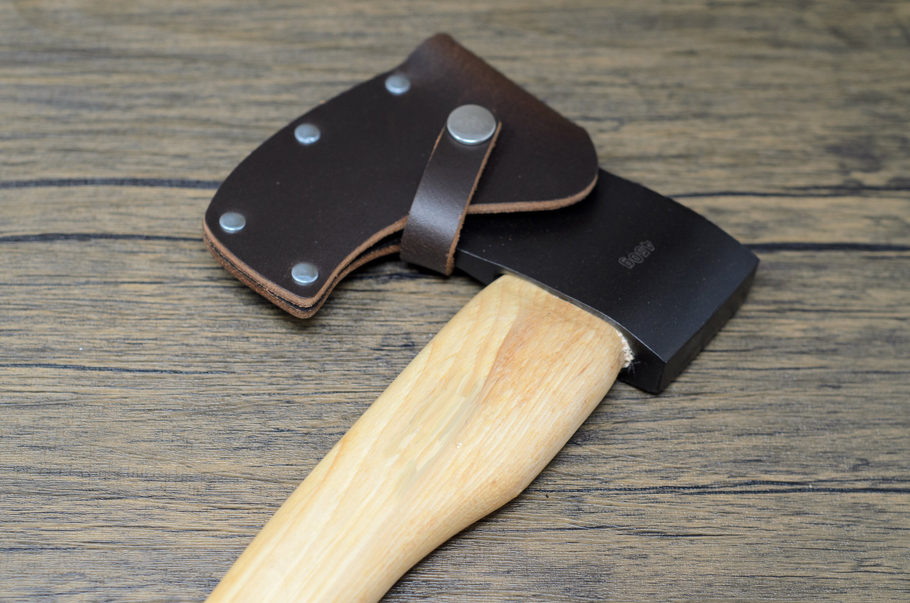 Full Grain Leather Hatchet Axe Cover Safety Sheath in Brown - Etsy