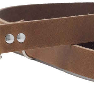 Full Grain Leather Dog Lead Leash Black Brown Tan Vintage Antique ...