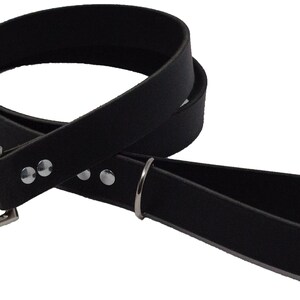 Full Grain Leather Dog Lead Leash Black Brown Tan Vintage Antique ...