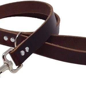 Full Grain Leather Dog Lead Leash Black Brown Tan Vintage Antique ...