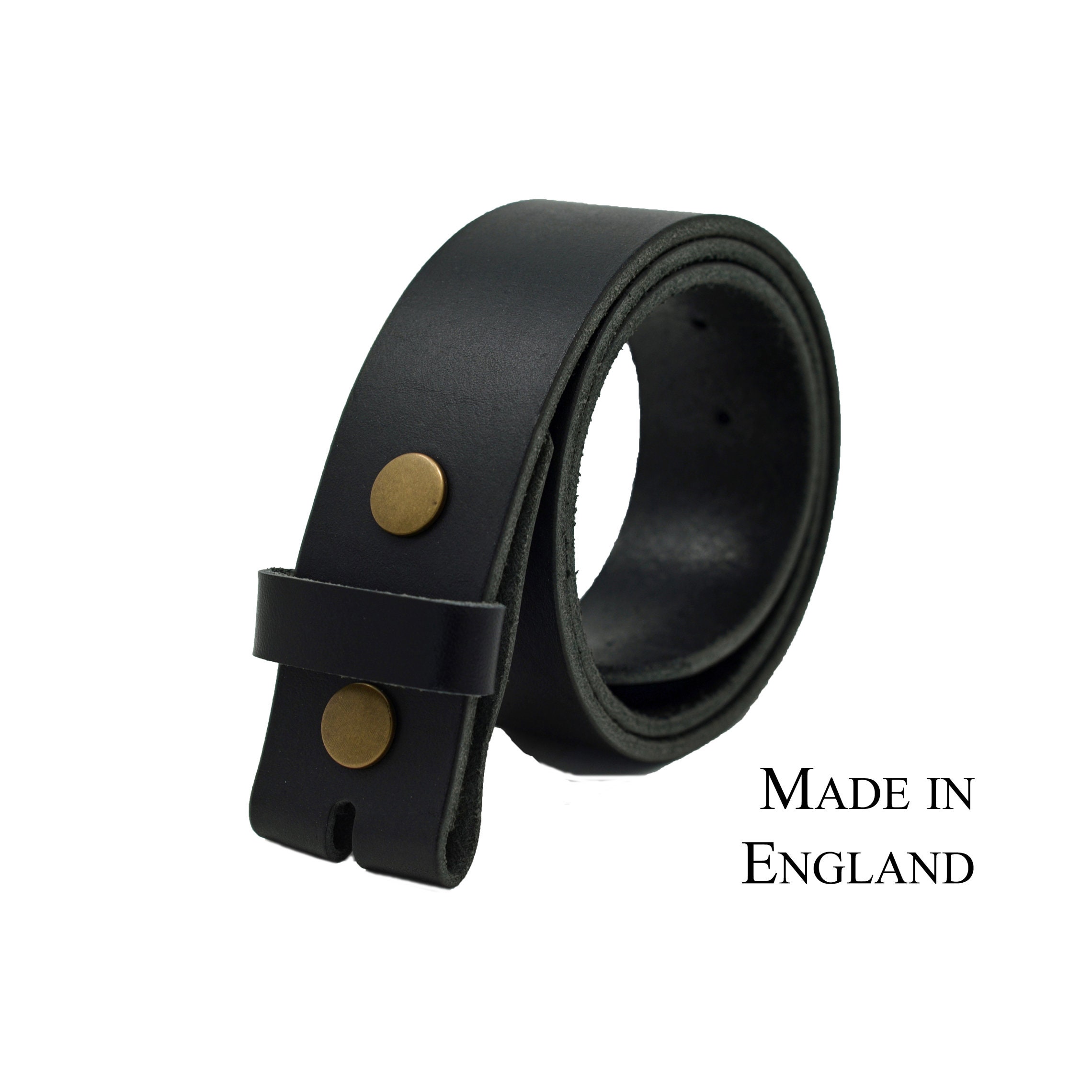 Full Grain Leather Snap on Belt by Ashford Ridge 40mm - Etsy