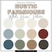 Benjamin Moore RUSTIC FARMHOUSE Color Palettes, WHOLE House Rustic ...