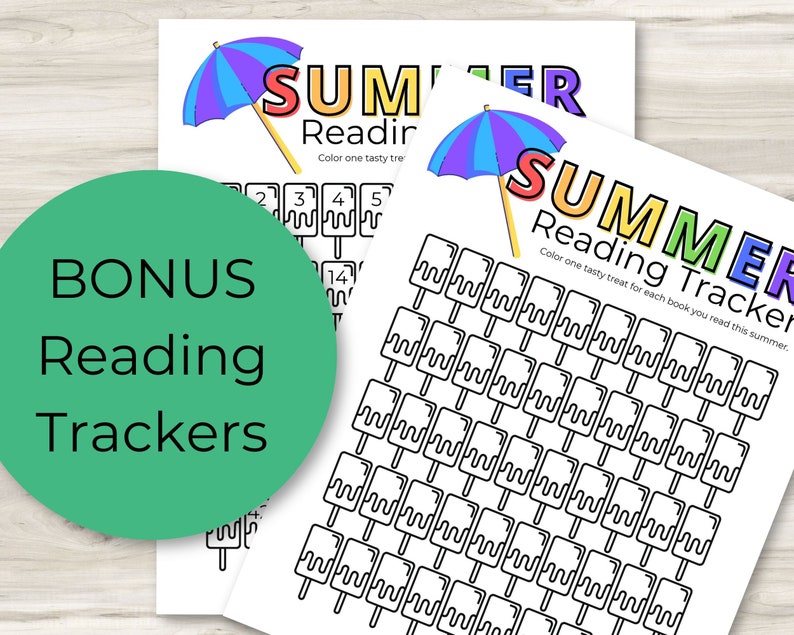Kindergarten Summer Review PRINTABLE Bundle BONUS Summer Reading ...