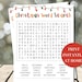 Christmas Word Search for Kids & All Ages Printable PDF - Etsy