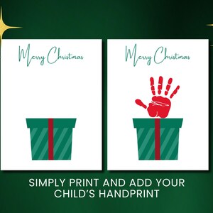 Christmas Handprint Art Bundle, Winter Handprint Crafts, Footprint ...