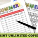 Summer Reading Tracker, Reading Log, PRINTABLE Reading Challenge for ...