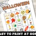 Halloween Bingo Cards, Printable Spooky Bingo, Halloween Homeschool ...