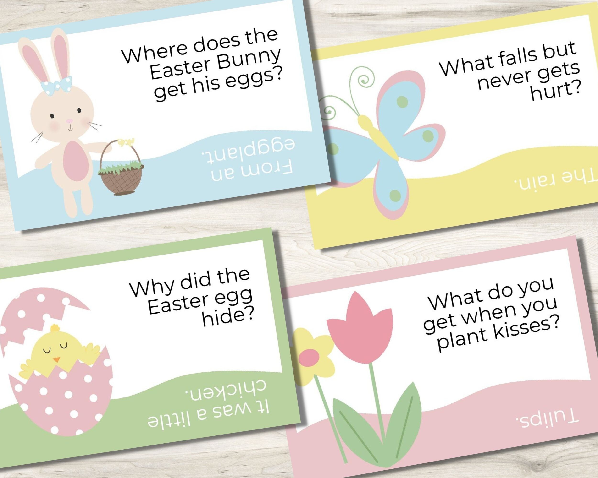Easter Lunch Box Jokes for Kids, Spring Lunchbox Notes, Lunch Box Notes ...