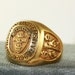 Boston University 14K Solid Gold Class Ring 1869-1969 - Etsy