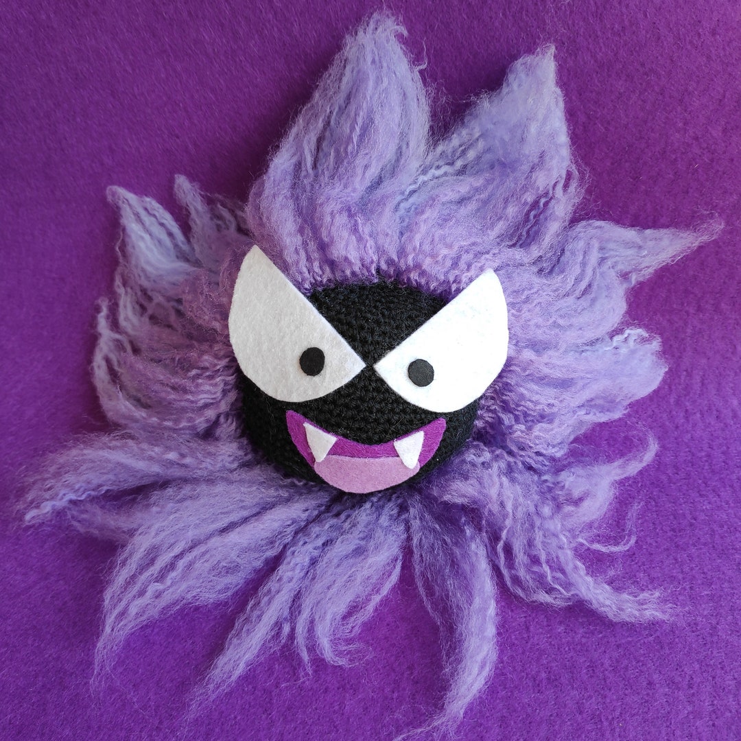 Gastly, Cute Funny Spooky Crochet Gamer Gift Plushie - Etsy