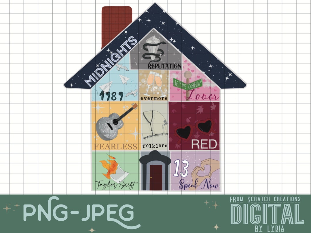T.S - Lovers House - Eras House - Swiftie - Midnights- Era Tour - Etsy