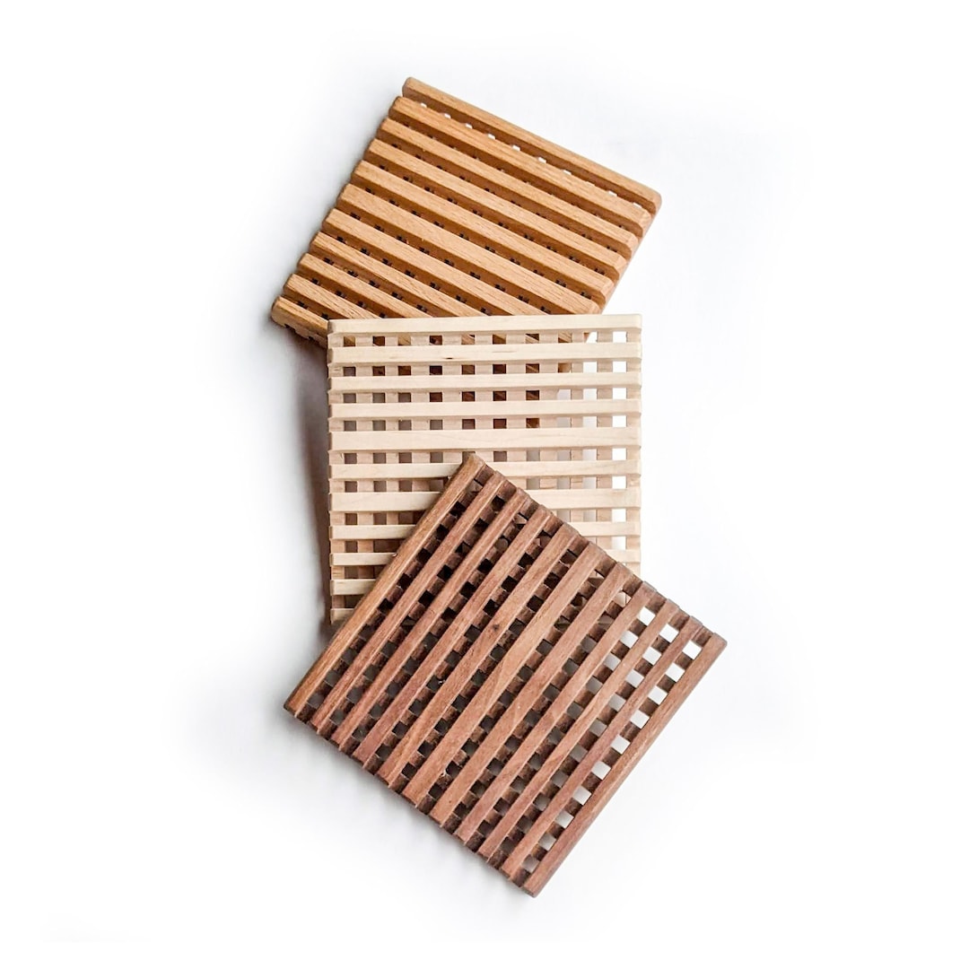 Wooden Handmade Trivet Great for Wedding or Housewarming Gift. Comes in ...