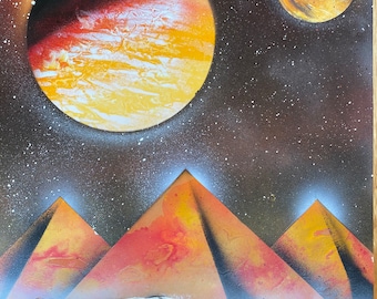 Spray Paint Art - Etsy UK