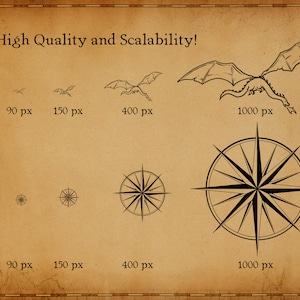 Fantasy Map Icons Volume 2 for Procreate and Photoshop, Map Symbol ...