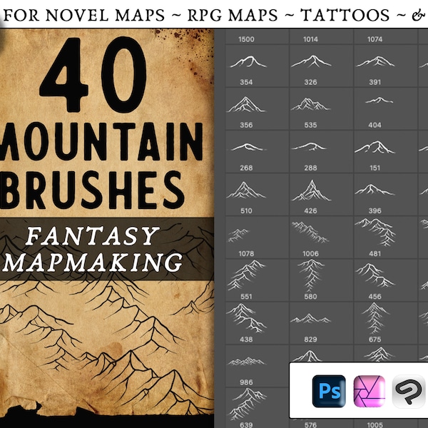 Gimp Map Brushes Etsy Uk