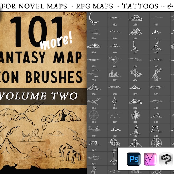 Cartography Icons - Etsy