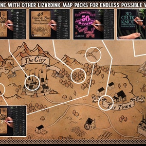 Mountain Brushes for Procreate Photoshop Gimp | Mountain Stamps ...