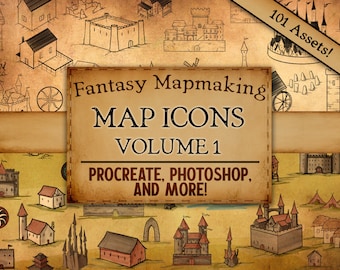 Procreate Brushes for Fantasy Map - Etsy