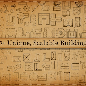 City Town Mapmaking Brushes for Photoshop, Procreate, Seamless Patterns ...