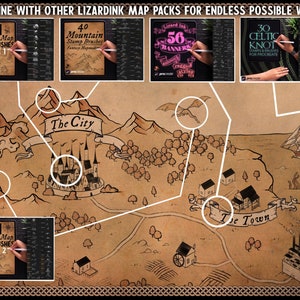 46 Tree Stamps for Procreate | Forest Brushes for Fantasy Maps ...